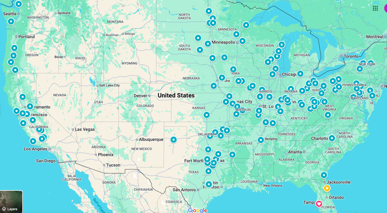 2024 sPRINT CAR MAPS - Master Gassers